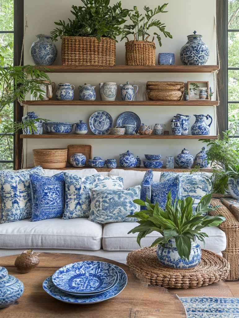 💙 15 Dreamy Blue Boho Living Room Ideas You’ll Love! 🌿