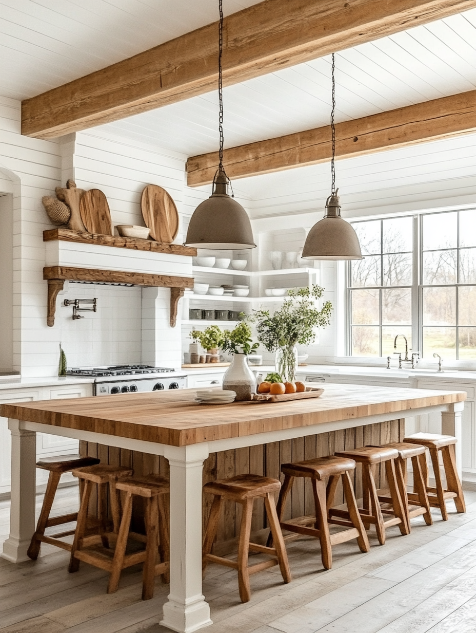 🔨 Rustic Farmhouse Kitchen Makeover: See the Magic Unfold!