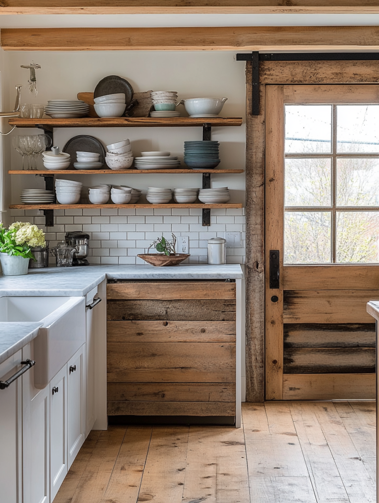 🔨 Rustic Farmhouse Kitchen Makeover: See the Magic Unfold!