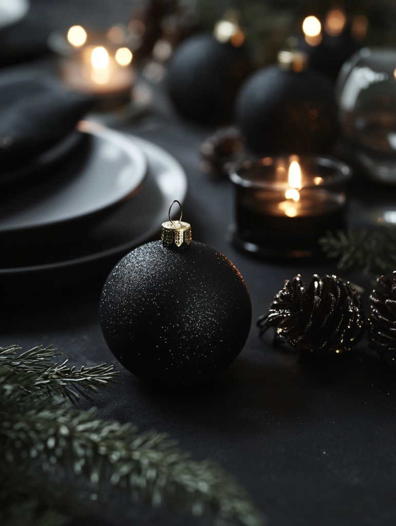 🖤 A Dark Christmas Wonderland: Unique Decor Inspiration 🎁