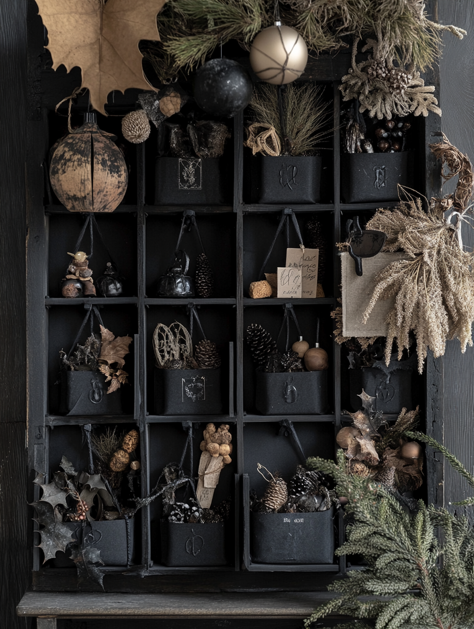 🖤 A Dark Christmas Wonderland: Unique Decor Inspiration 🎁