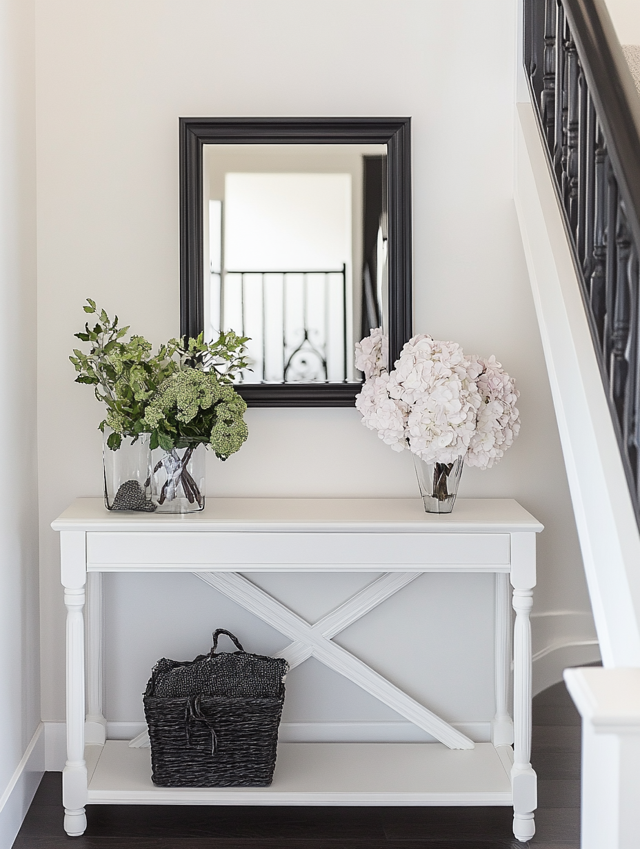 🌟 Entryway Goals: Stunning Mirror & Console Inspo! 🏡